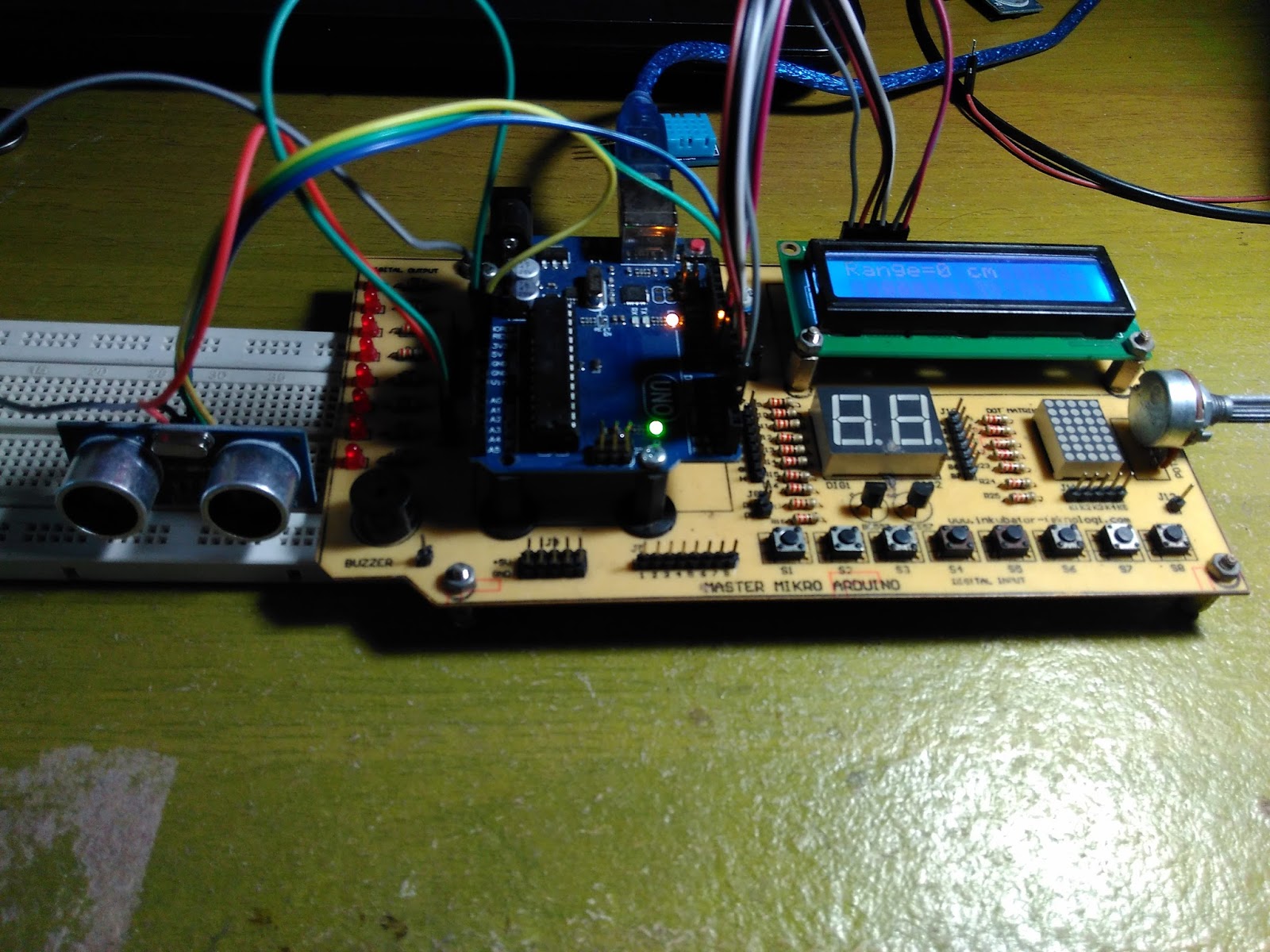 Distance Measurement using Ultrasonic Sensor