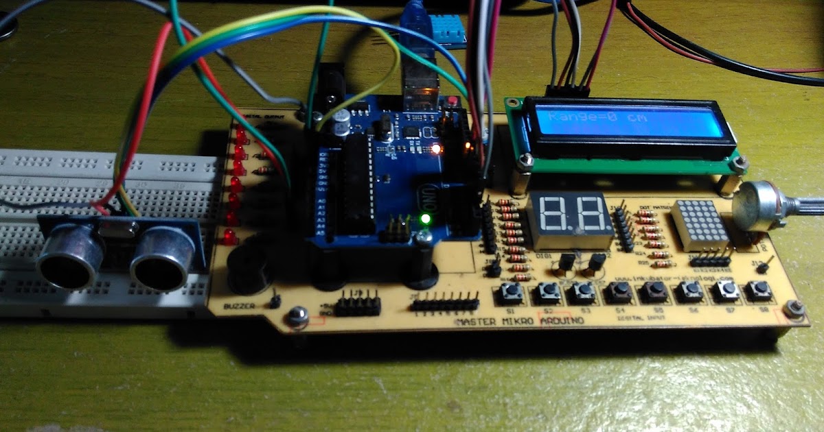 Project II - 9. Distance Measurement using Ultrasonic Sensor (Arduino ...