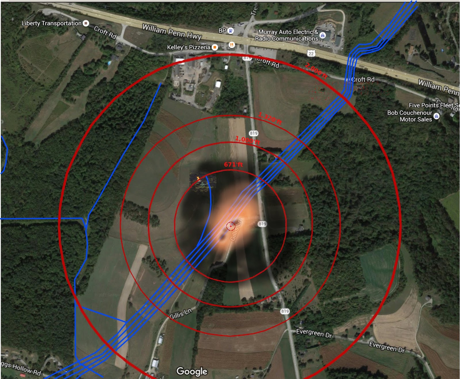 BillHustonBlog: Salem Township Explosion of TETCO (Spectra) Pipeline.