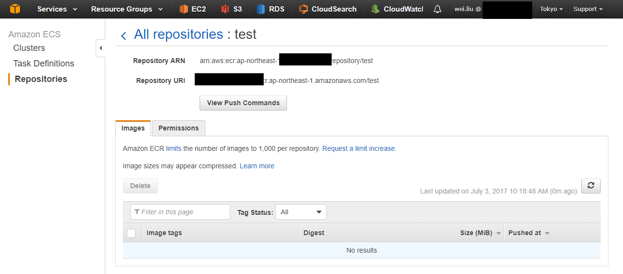 【Docker , AWS ECR repository】在AWS ECS上面建立私有的Docker repository，使用sts ecr ...