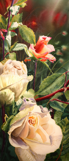 Artist Elizabeth Tyler: Roses in January