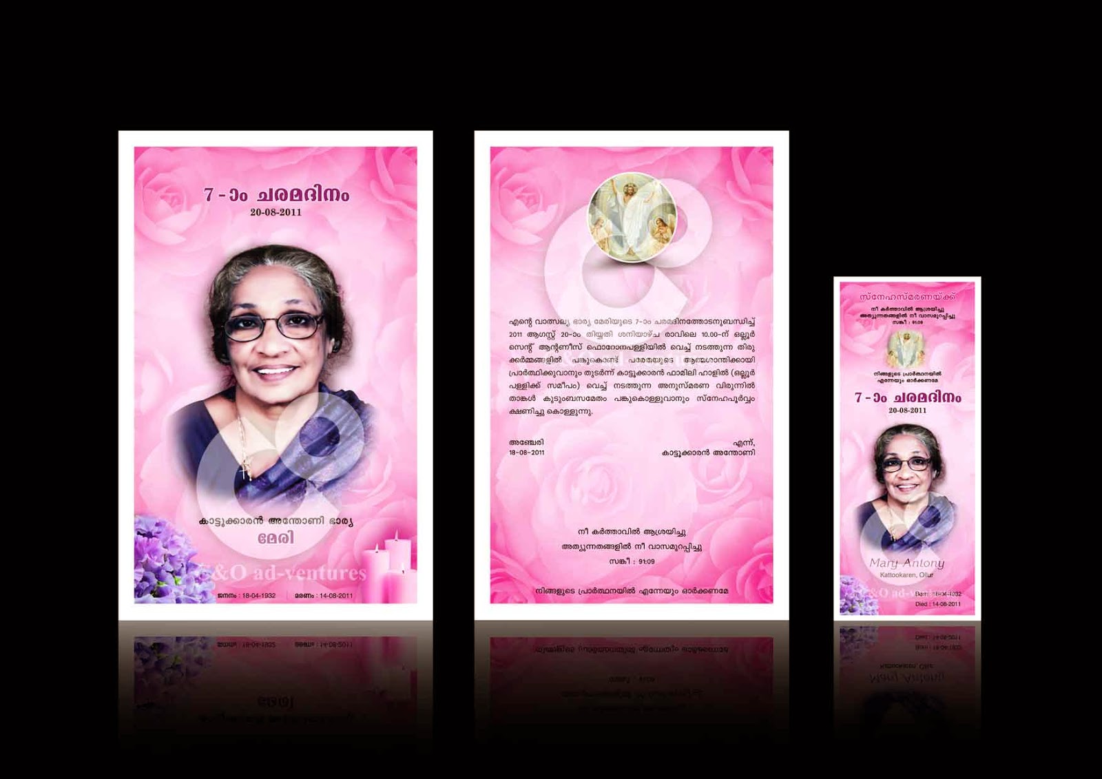 C & O ad-ventures: 7th Day of Demise Book Mark Card