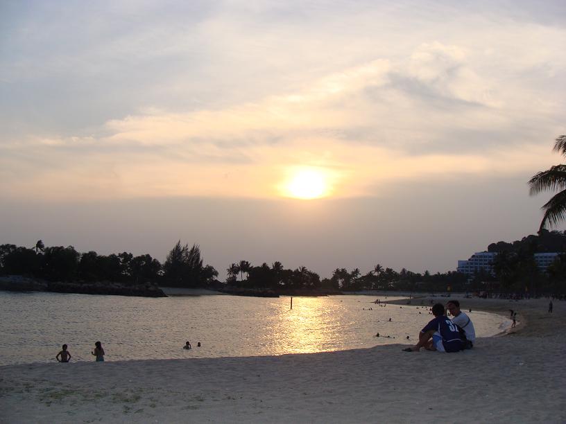 Sentosa Beach Sunset