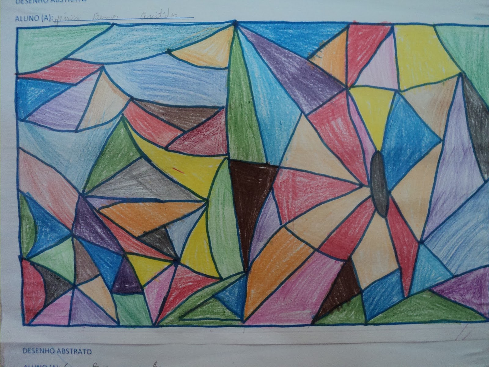 Profª Carina Artes: DESENHO ABSTRATO