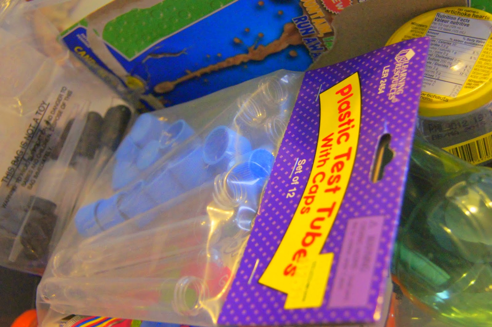 Test Tube Volcano Activity - "Making Montessori Ours"