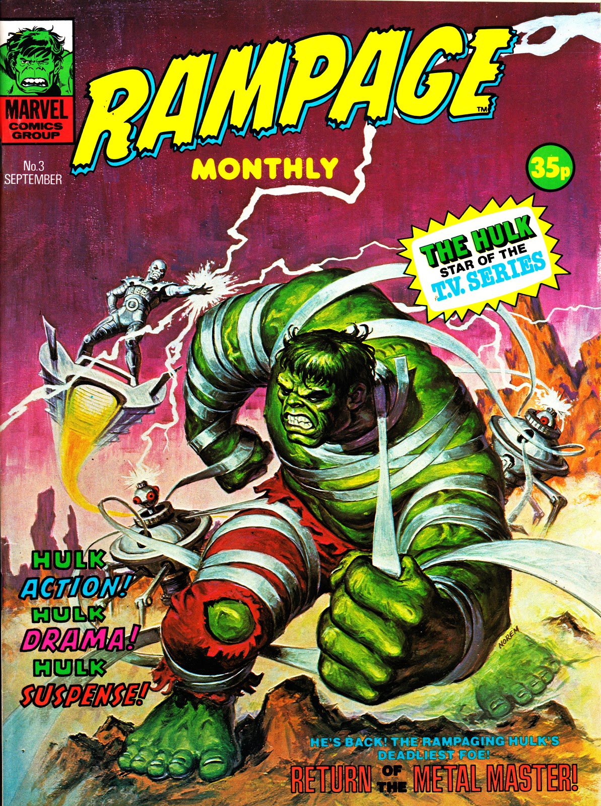 STARLOGGED - GEEK MEDIA AGAIN: 1978: RAMPAGE MAGAZINE (Marvel UK)