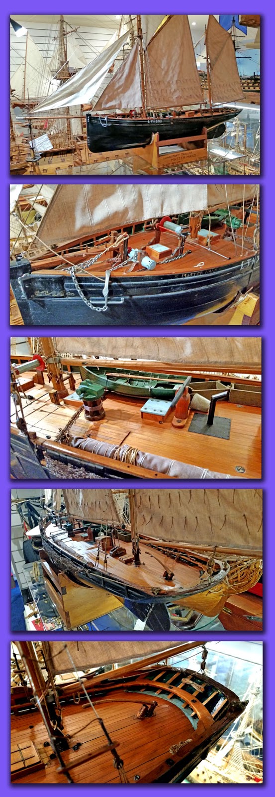 Maritime Model Museum: LOWESTOFT FISHING BOAT AFTER RESTORATION
