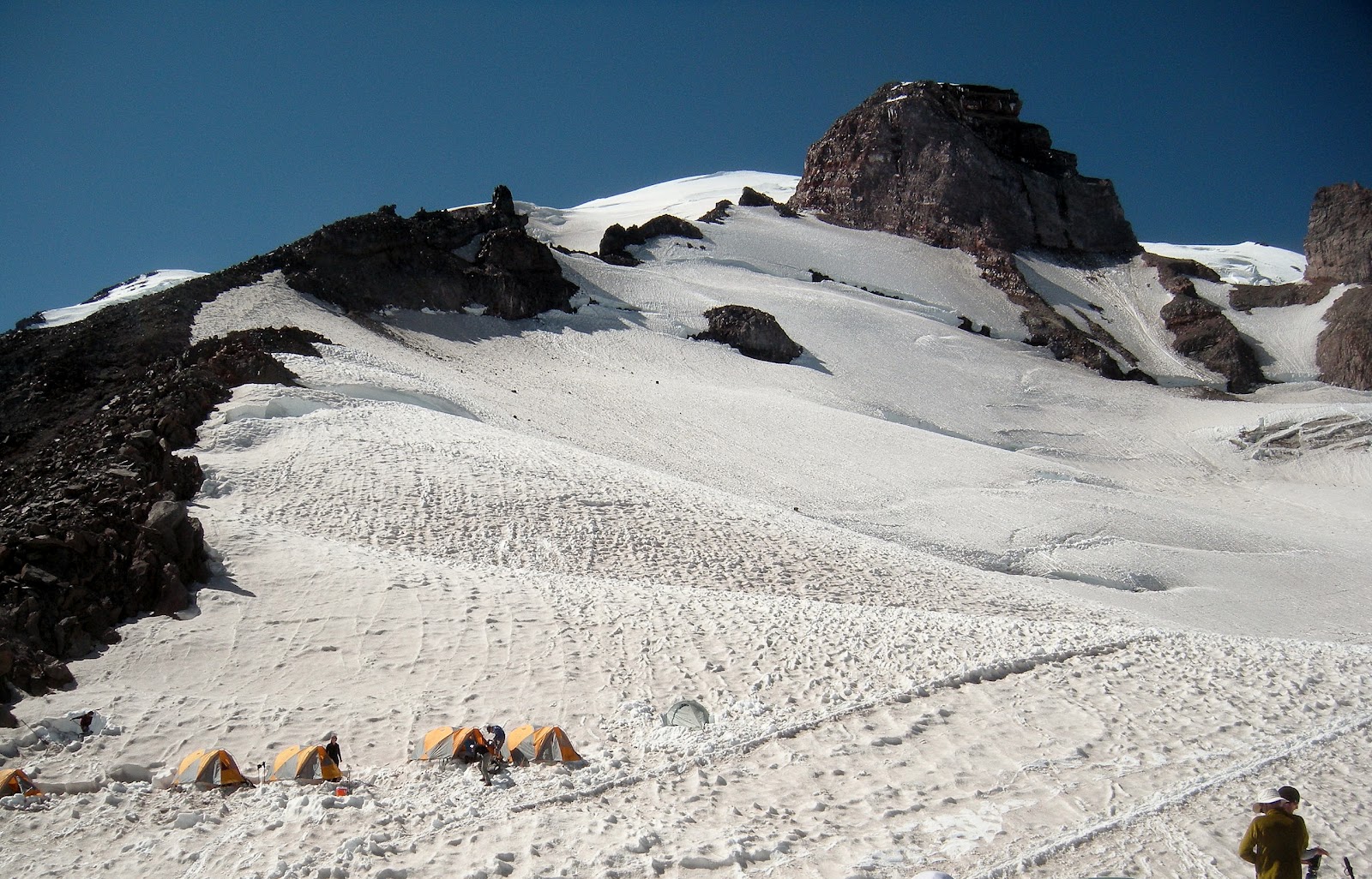 Life is a mountain.: Camp Muir (10,080') - Mt. Rainier