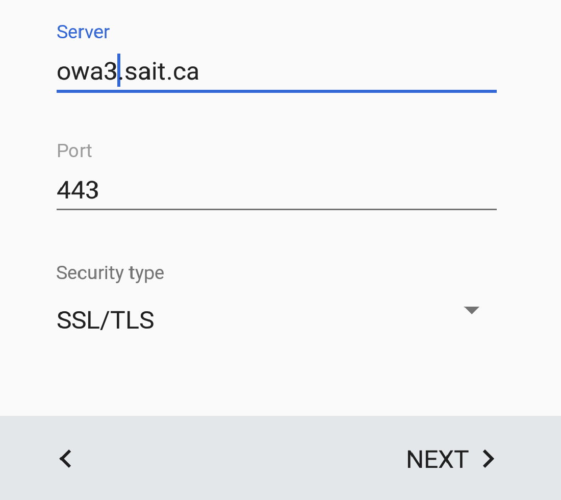 SAIT Email Setup For Smartphones | Randomness in Photography