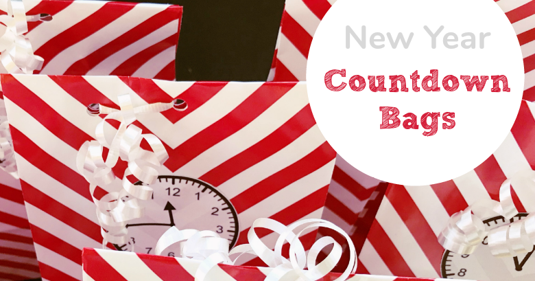 New Years Eve Countdown for Kids - Countdown Bags - Messy Little Monster