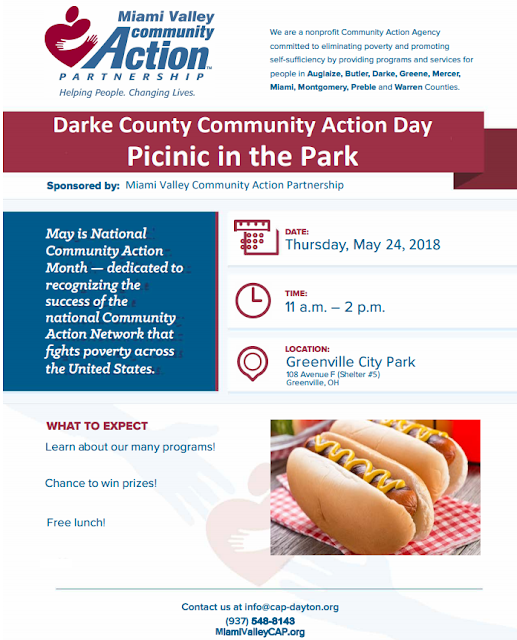 DarkeJournal.com: Darke County Community Action Day: Picnic in the Park
