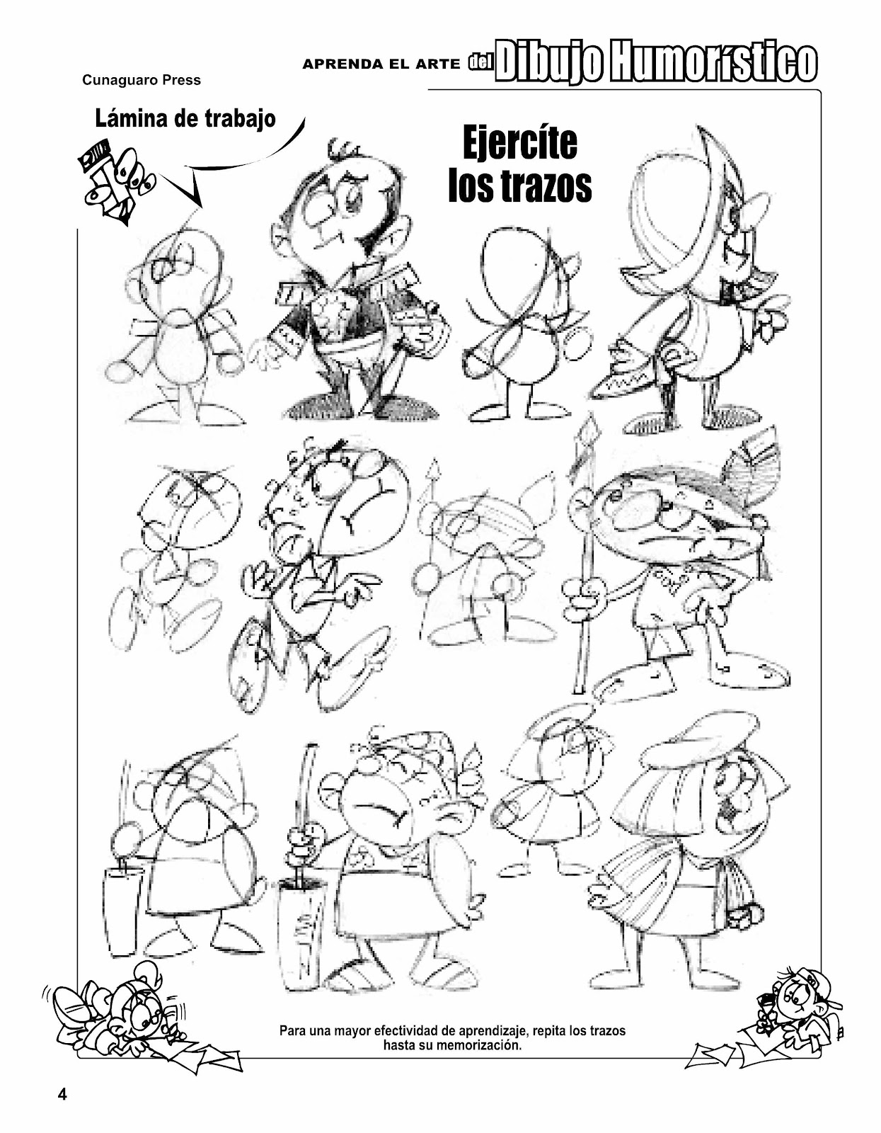Cunaguaropress: Manual Básico de Dibujo Humorístico