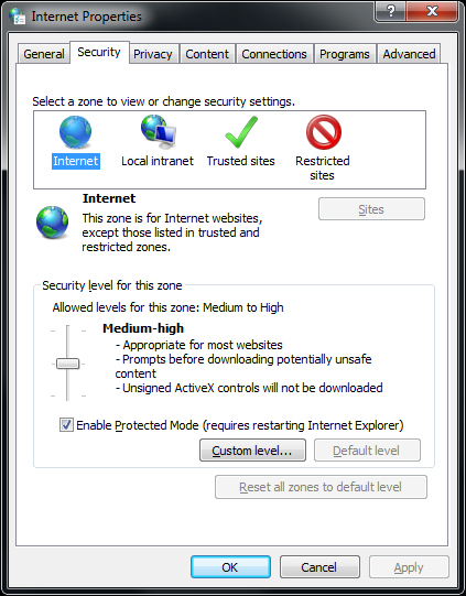 onbrain references: Registry and Group Policy Settings for Internet ...