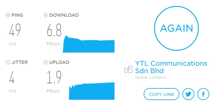 Afsyanur.com: Jom review aplikasi speedtest line internet anda.