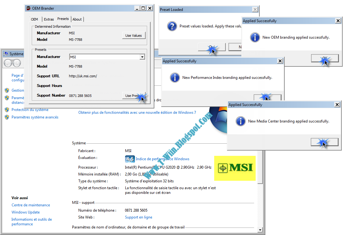 برنامج OEM Brander 1.8.0.0 لتغيراو اضافة شعار LOGO للشركه المصنعه ...