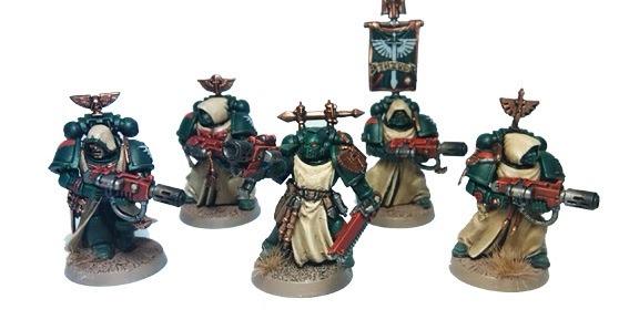 Boyo Paints: Dark Angels Command Squad/Melta Squad