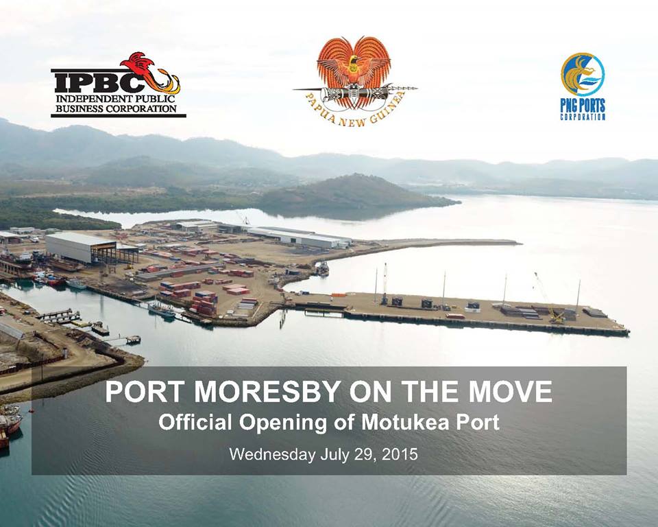Port of Motukea opens for Business - Papua New Guinea Today