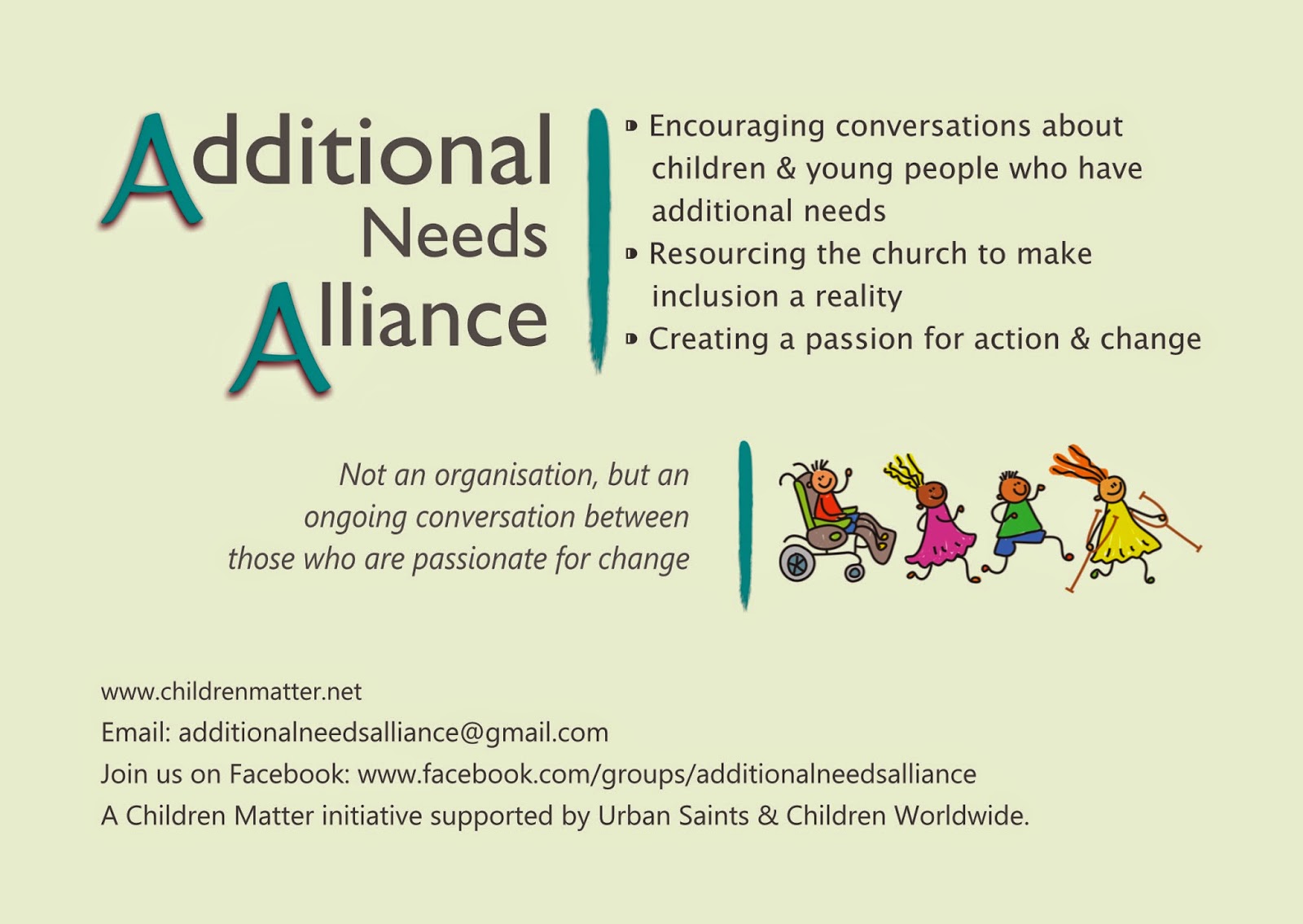 Musings of a Kids Worker: Additional Needs Alliance