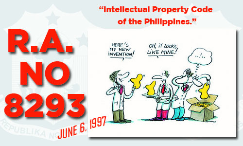 Republic Act No. 8293 or Intellectual Property Code of the Philippines ...