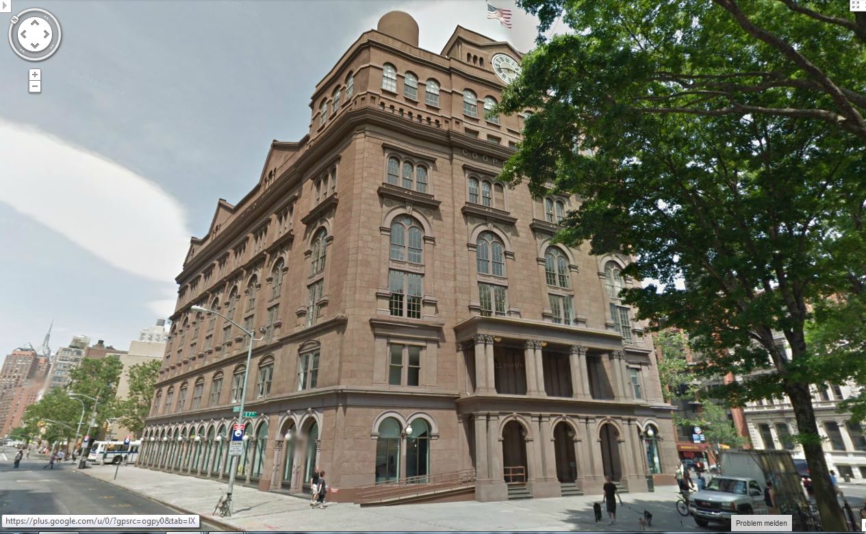 New York - History - Geschichte: Cooper Square