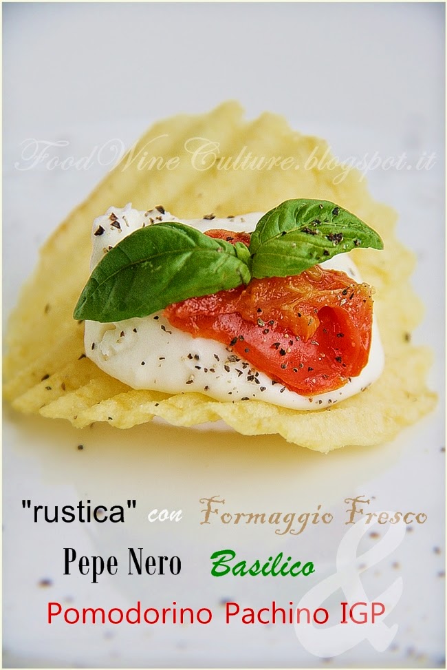 “Rustica” San Carlo con Formaggio Fresco, Pepe Nero, Basilico e ...