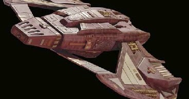 Star Trek Attack wing Fina Prime Vidiian battle cruiser build.