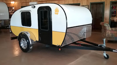 Tiny Yellow Teardrop: Rustic Trail Teardrop Campers
