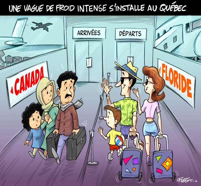 Fleg Blog: Caricature Le Devoir 5 janvier 2016