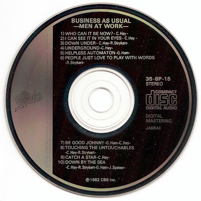 The First Pressing CD Collection: Men at Work - Business as Usual