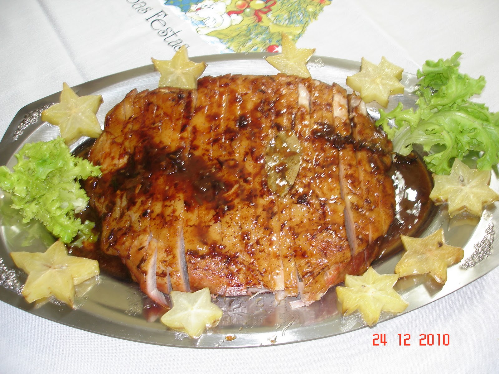 Toca das Receitas: PERNIL SEM OSSO ASSADO COM CALDO DE LARANJA