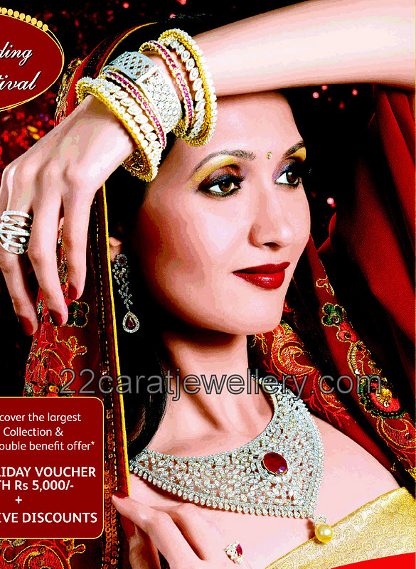 Model in Diamond Jewelry Advertise - Jewellery Designs