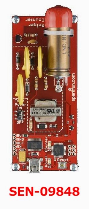 JG1VGX: SparkFun Geiger Counterの改修