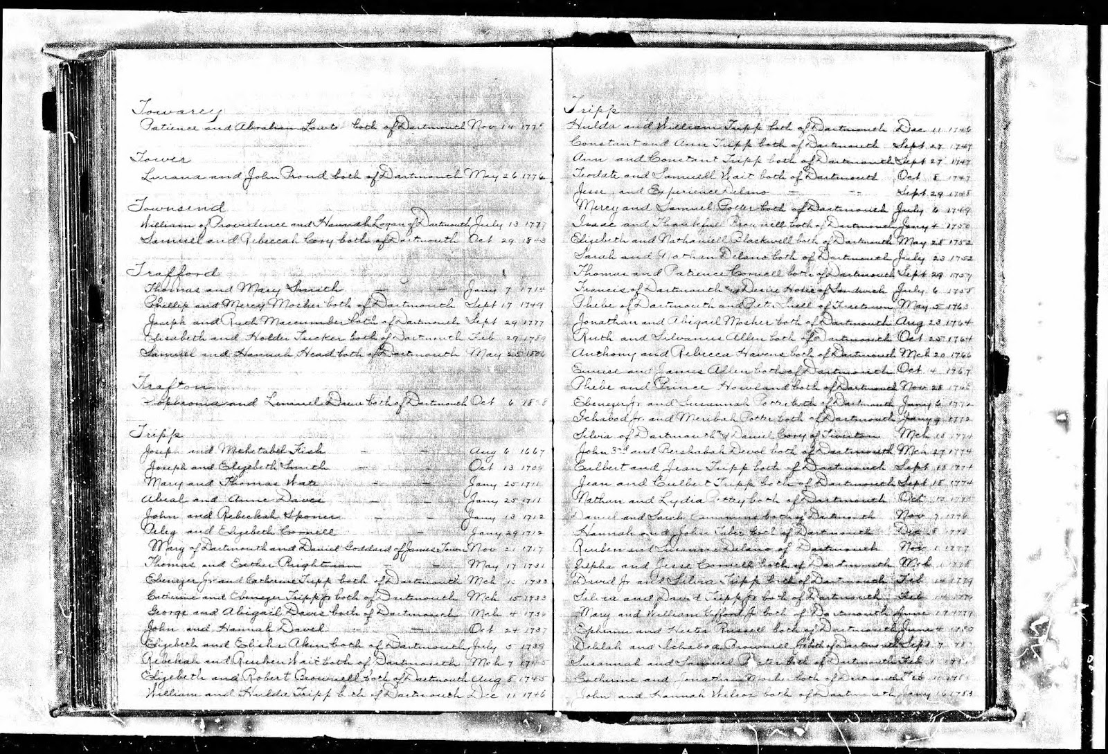 Genea-Musings: 1667 Marriage of Joseph Tripp and Mehetabel Fish in ...