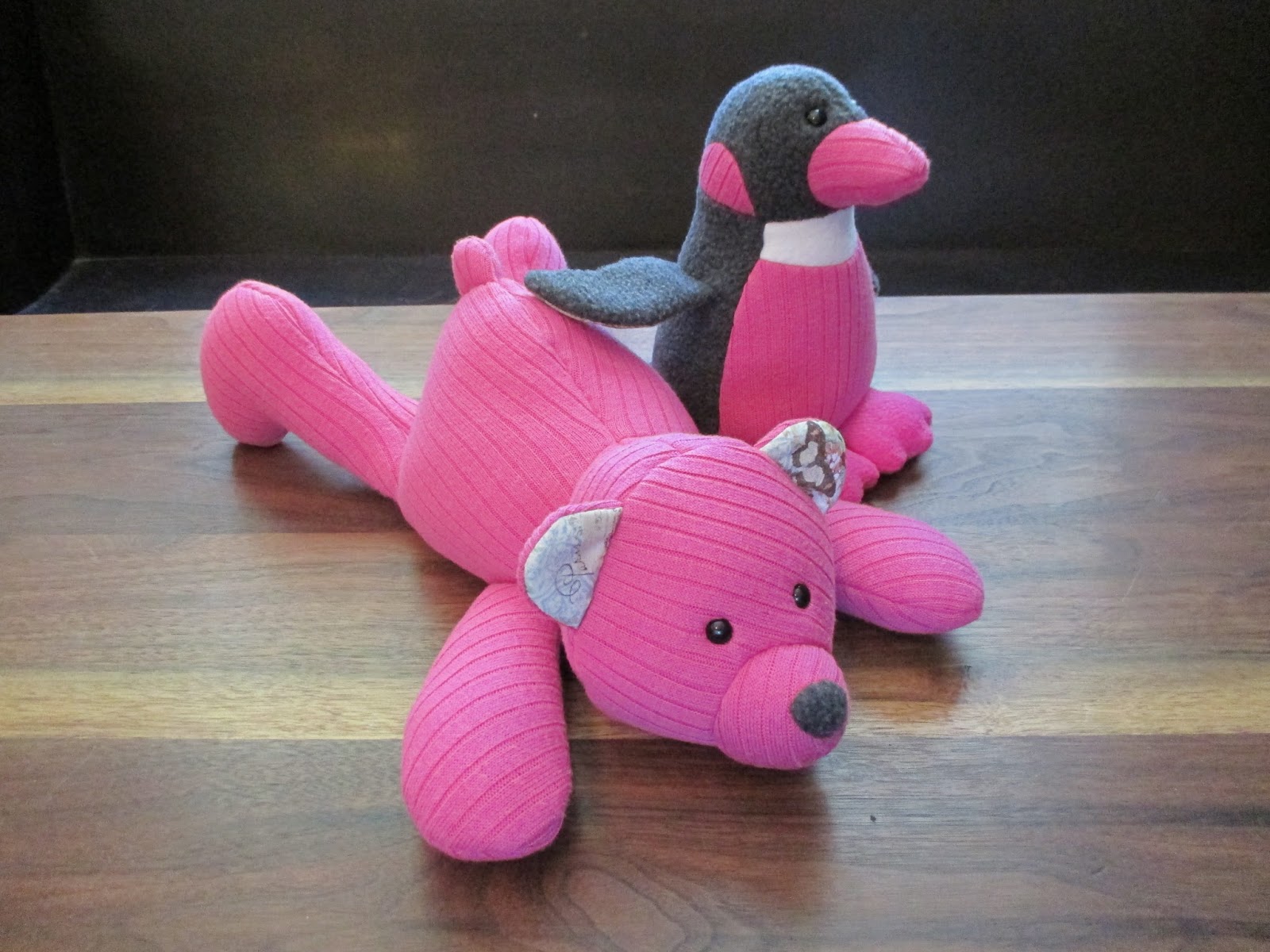Fleece Menagerie: Upcycled Clothing/ Memory Animals
