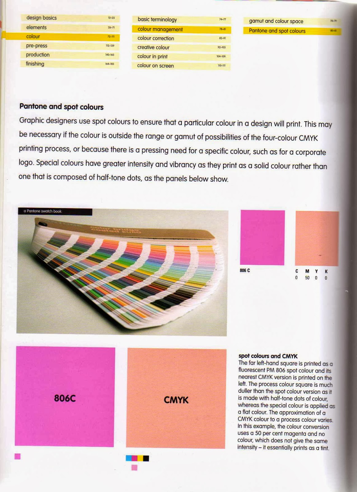 Design Context : DESIGN PRODUCTION - COLOUR RESEARCH