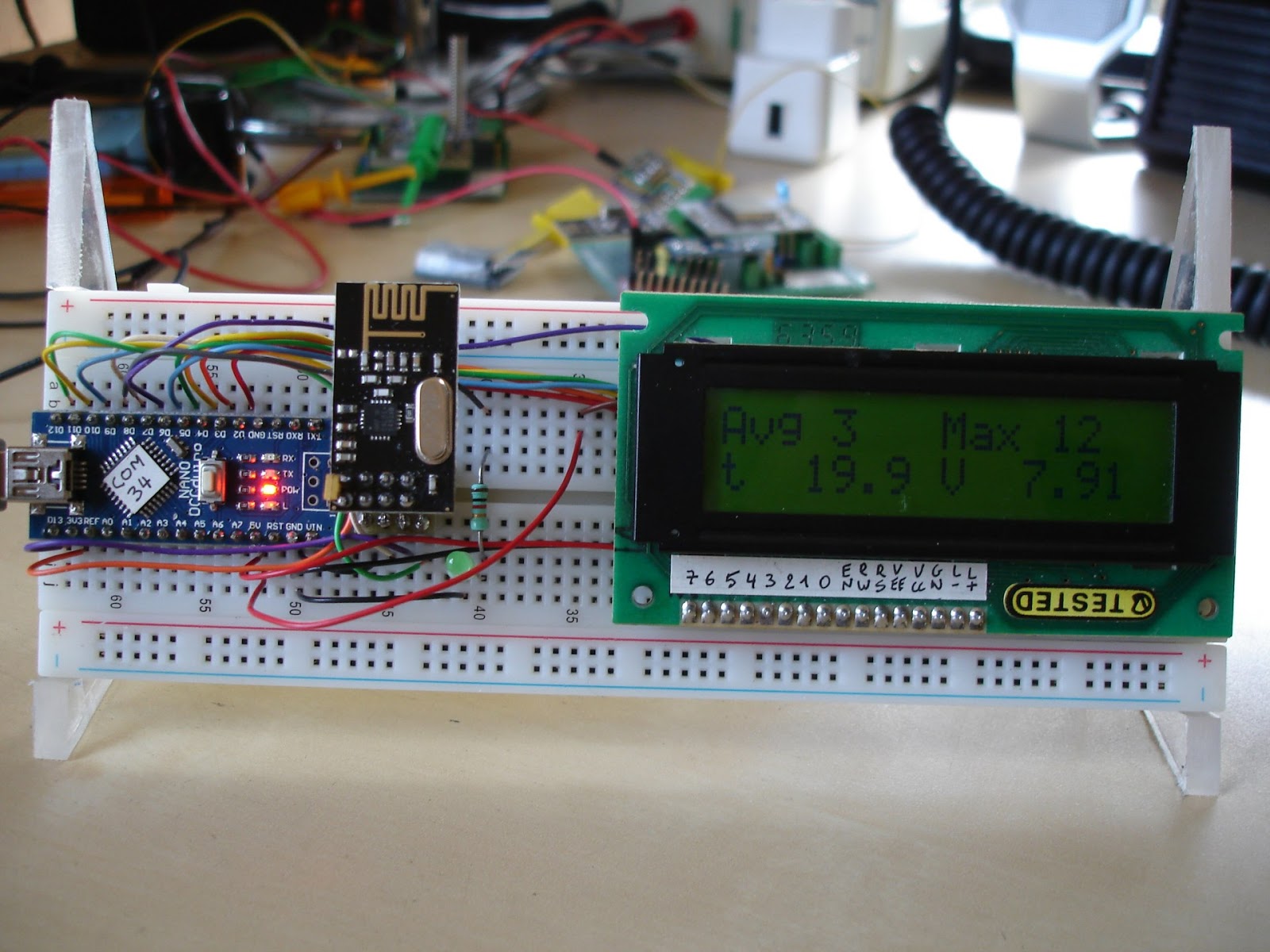 Wind speed meter ESP12 Si4432 Thingspeak: Arduino Windspeed anemometer ...