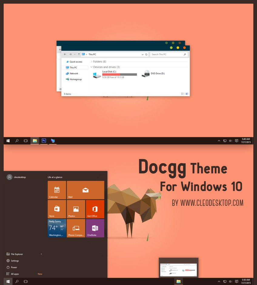 3 Best Windows 10 RTM Themes