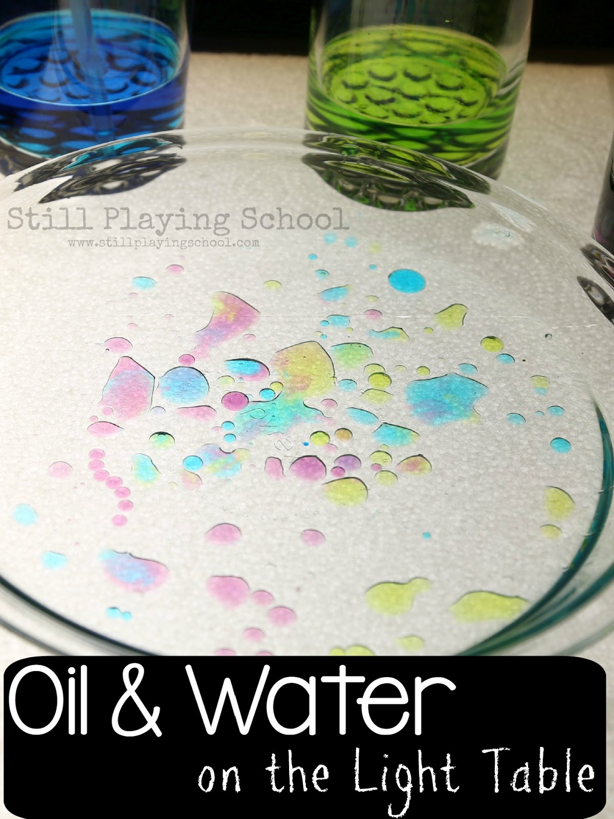 Oil And Water Experiment For Kids