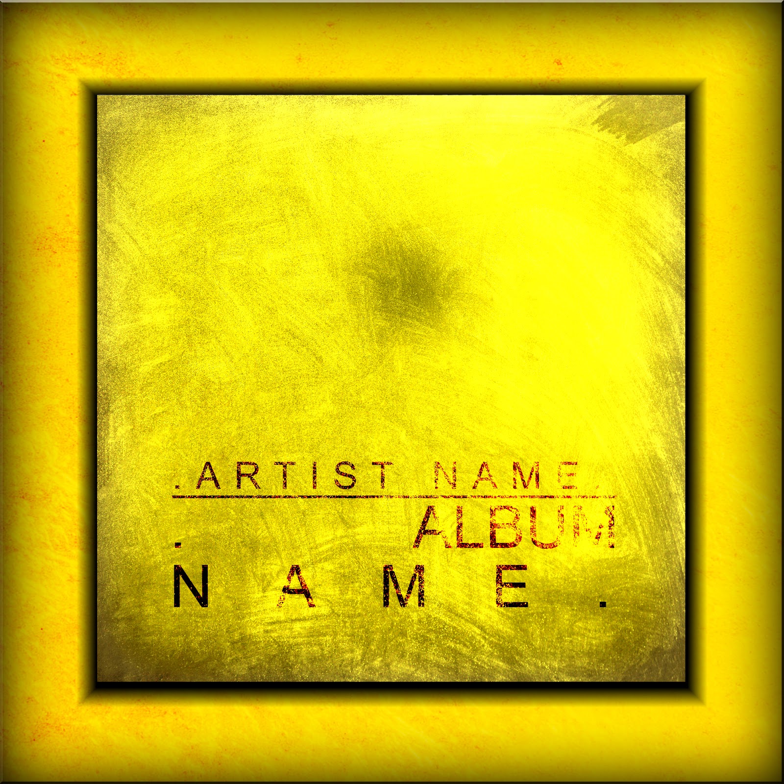 Music single/album/mixtape/CD cover artwork graphic design templates