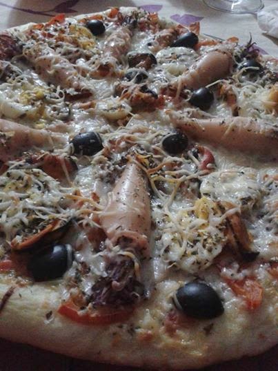 Bernardo Romero en su cocina: Pizza de calamares a la luz de la Luna