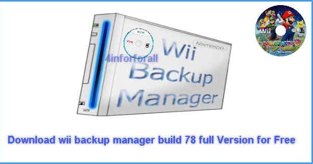 G: Wii Backup Manager