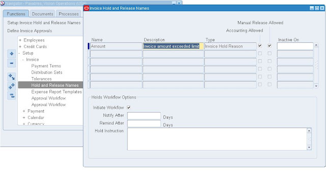 Oracle Apps Knowledge Hub: Oracle AP Invoice Setup