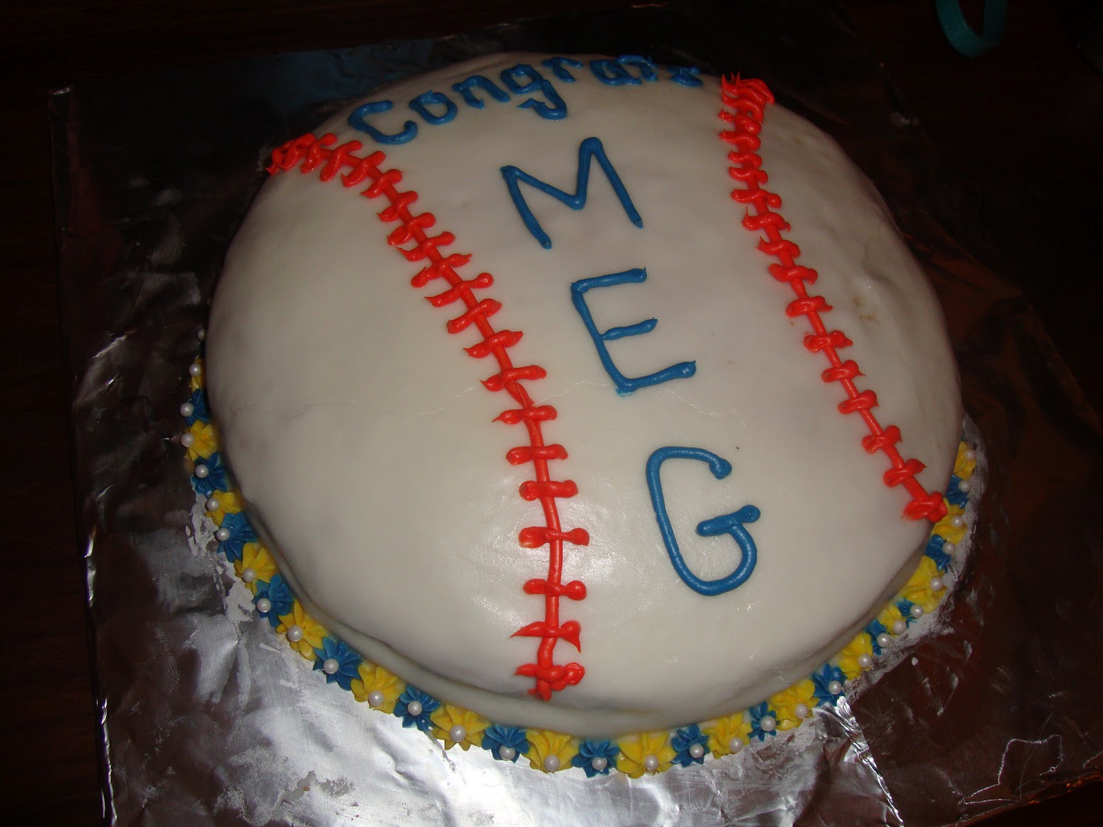 Mother, Daughter; Dinner, Dessert: Softball Cake