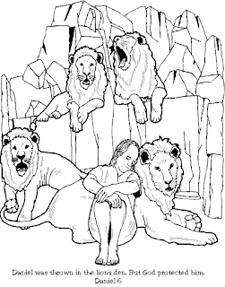 Kids Page: - Daniel Coloring Pages