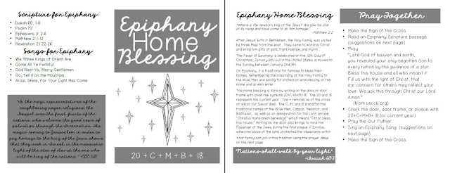 Look to Him and be Radiant: Epiphany Home Blessing Kits (Update for ...