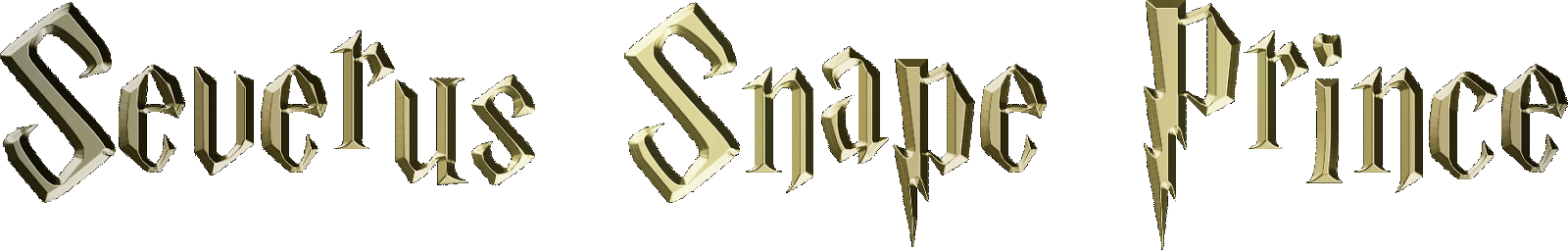 Severus Snape ~ ALWAYS POTTER ROL