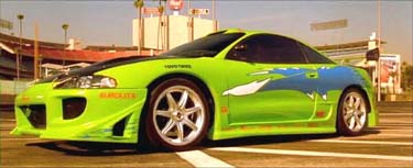 1995 Mitsubishi Eclipse from The Fast and The Furious - Cool Cars in Movies