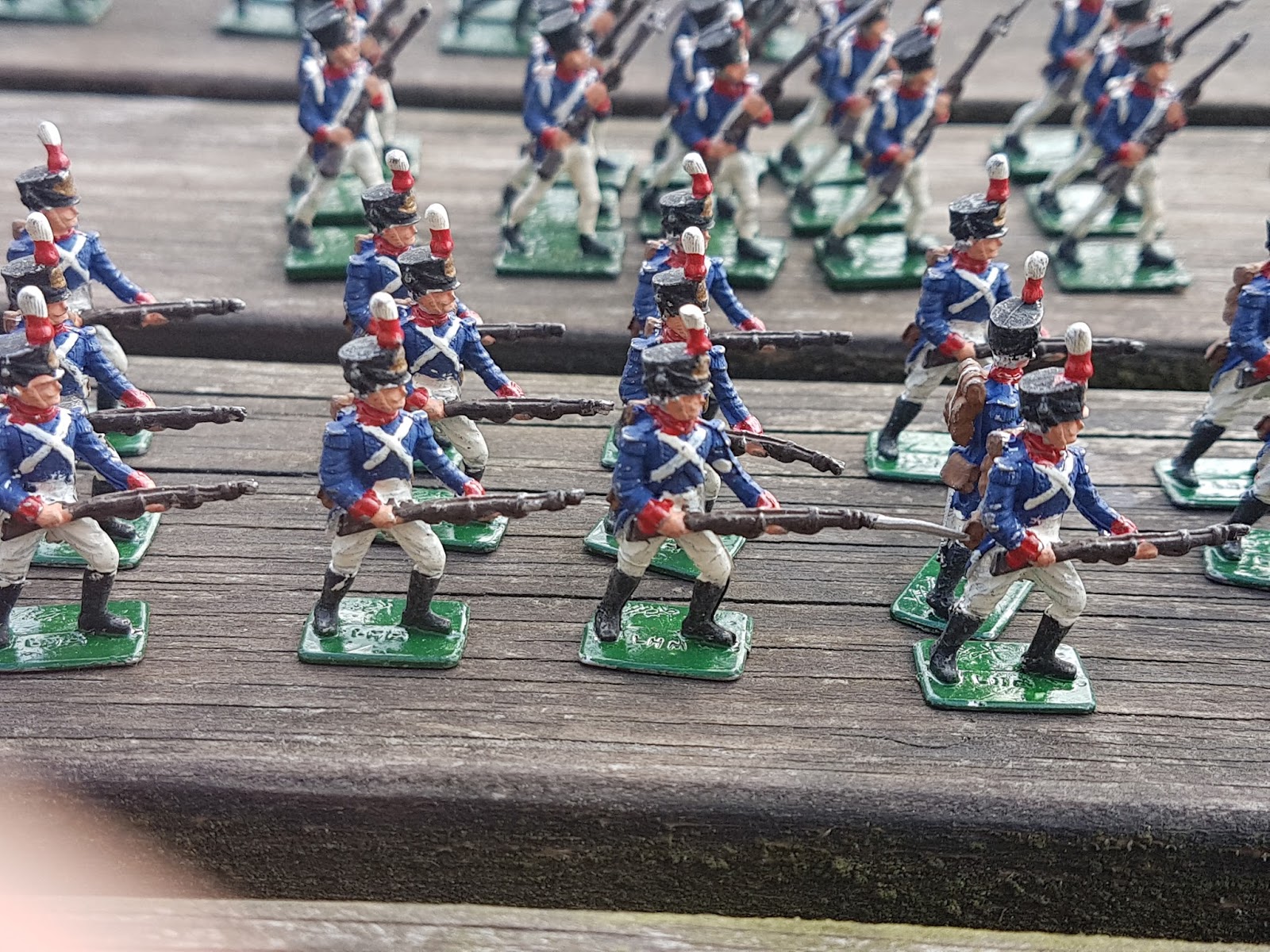 Ilkley Old School: Garrison and Les Higgins Napoleonic reinforcements