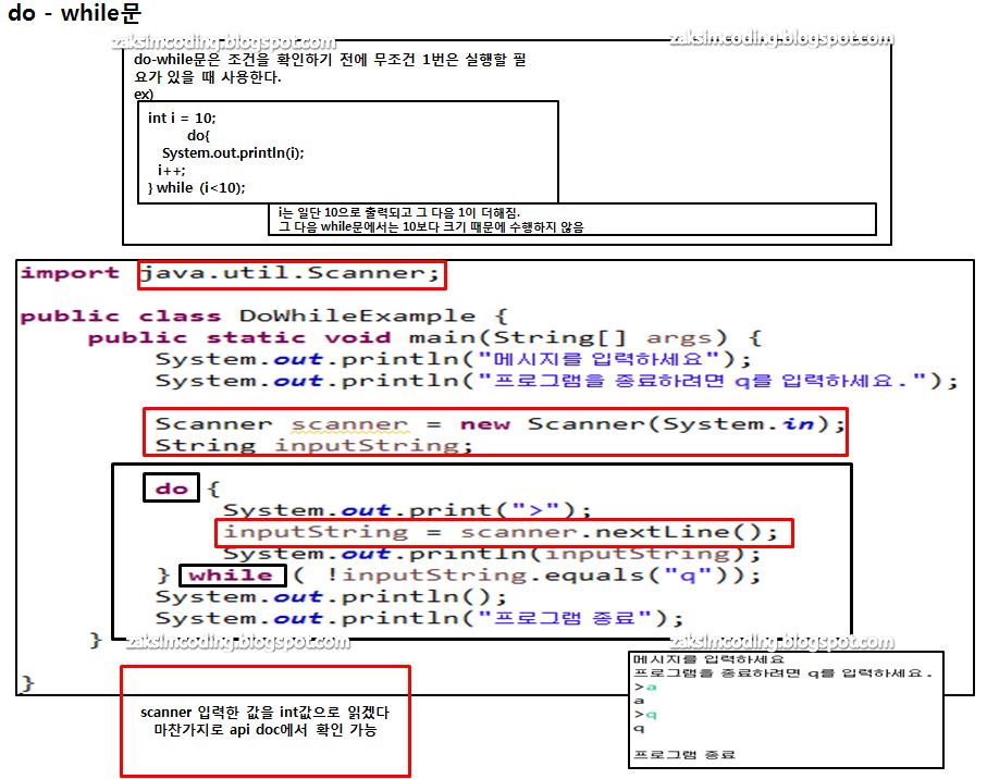 반복문(for, while, do-while)의 모든 것! - 작심코딩