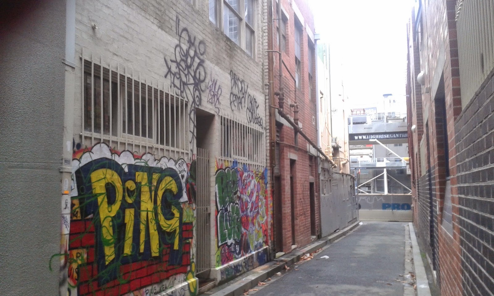 Industrial Melbourne: Guildford Lane, Melbourne CBD
